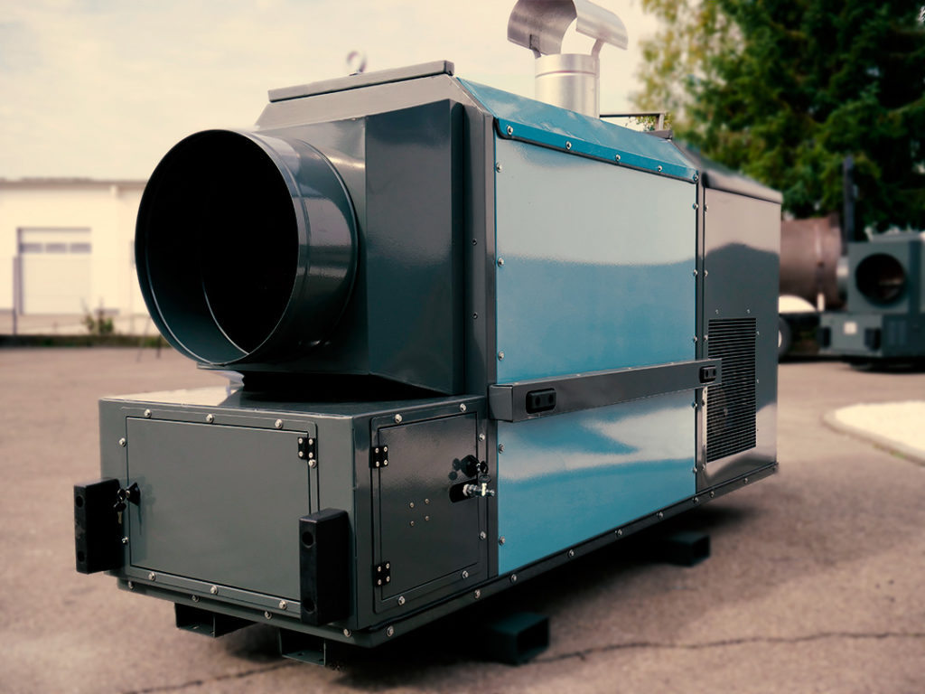 Mobile Heizgeräte | Clymac | Bauheizungen | Notheizungen